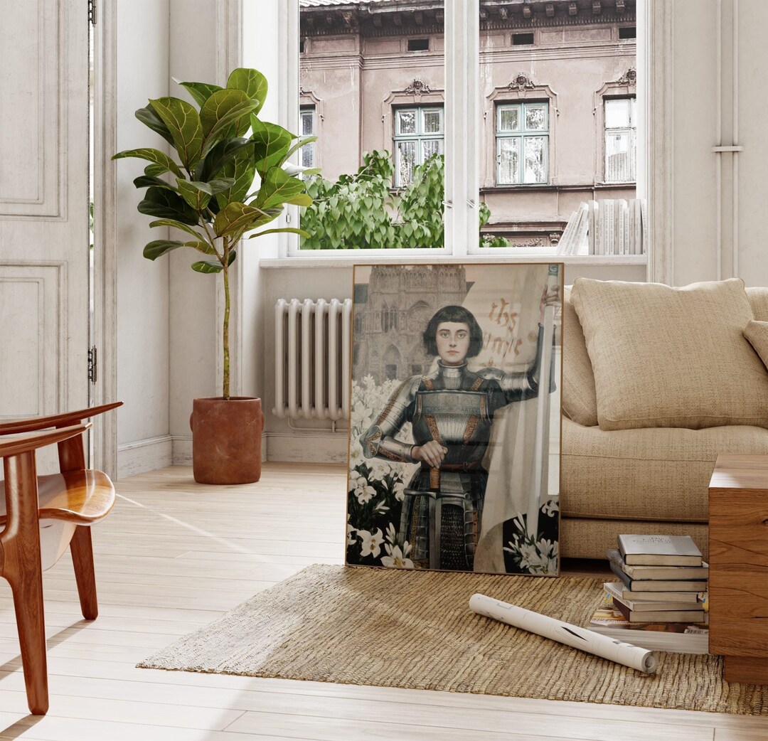 Albert Lynch Jeanne D'arc | Historical Painting, Vintage Print, Fine ...