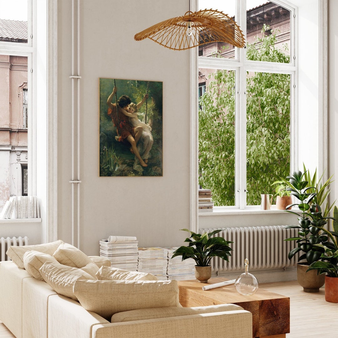 Pierre Auguste Cot Springtime | Vintage Painting, Print, Wall Art ...