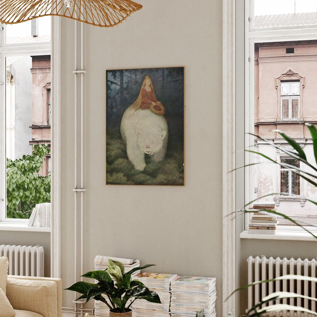 Theodor Kittelsen Kvitebjørn Kong Valemon (white Bear King) | Norwegian ...