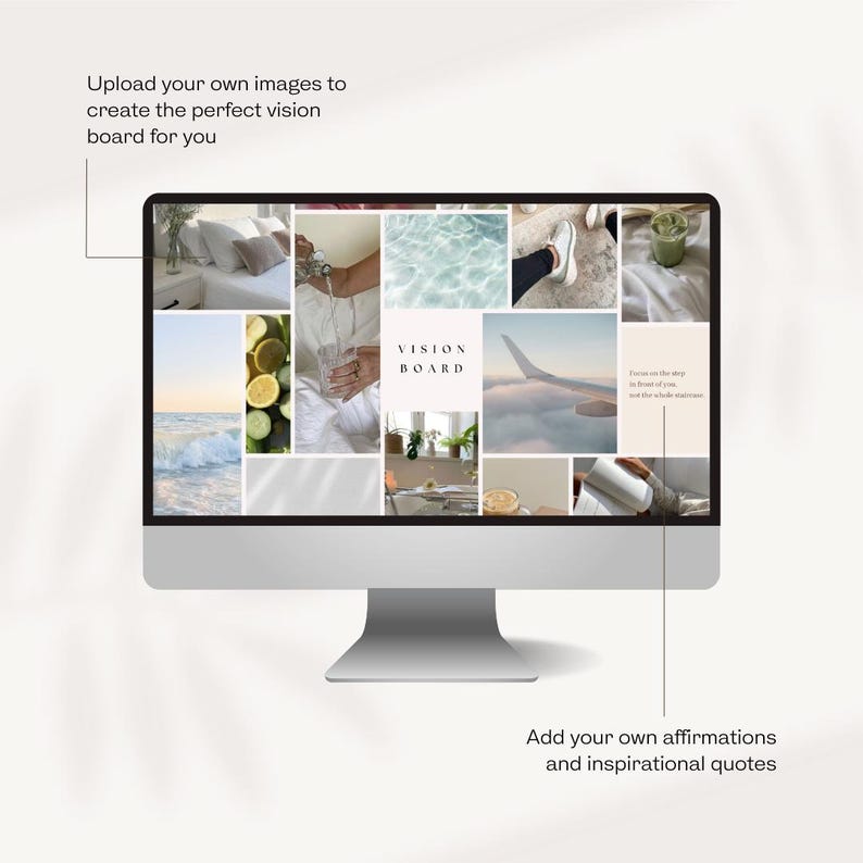 Digital Vision Board Template - Etsy