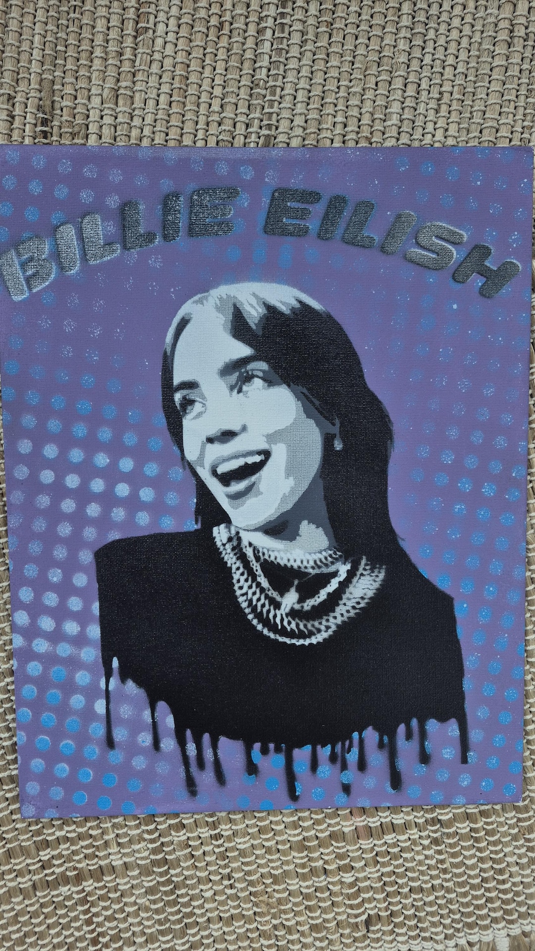 Billie Eilish Inspired Art - Etsy