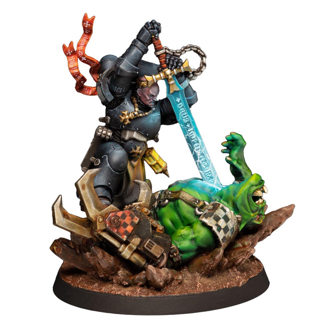 Bayard's Revenge Black Templar Black Templars Painted Miniature ...