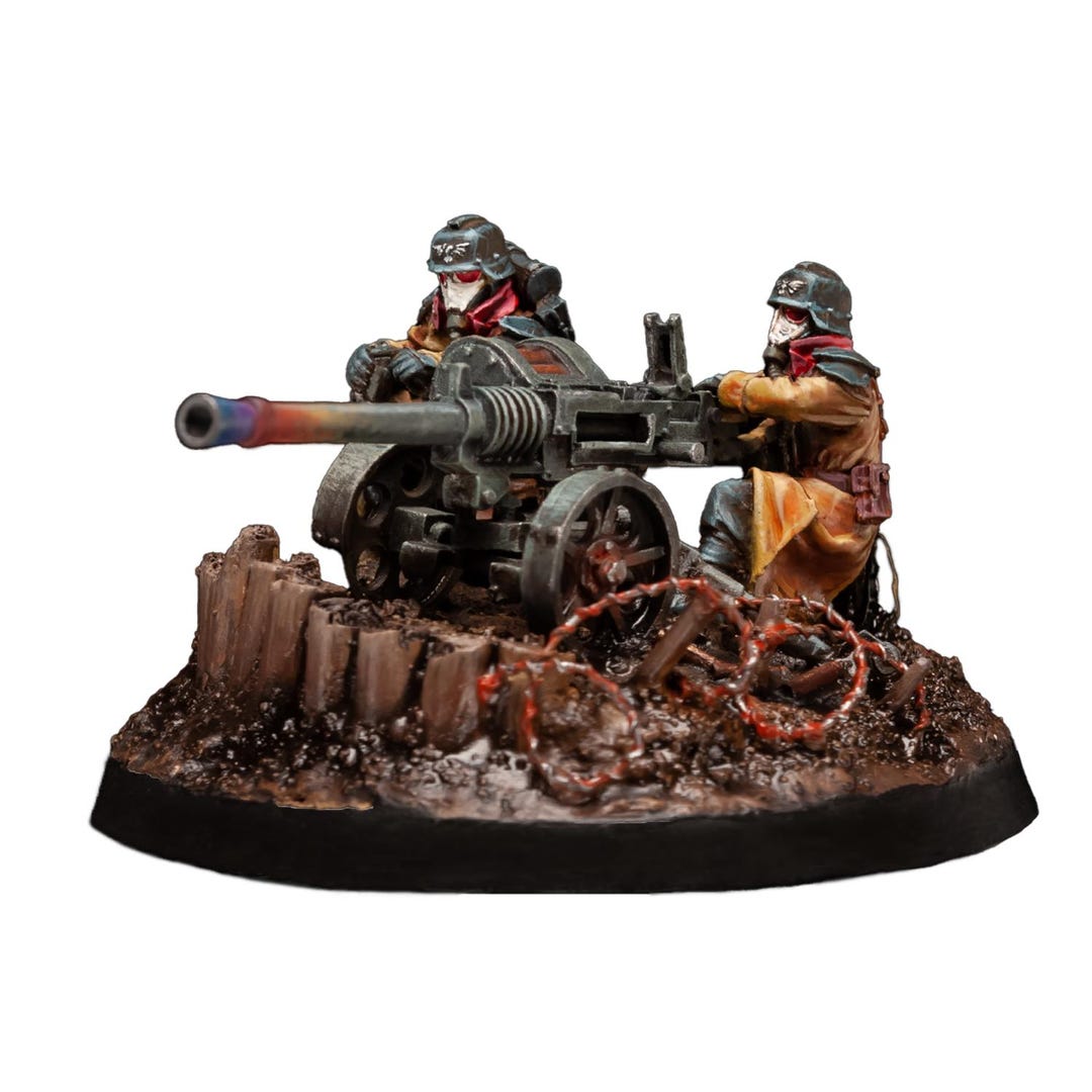 Death Korps of Krieg Autocannon Team Death Korps of Krieg Painted ...
