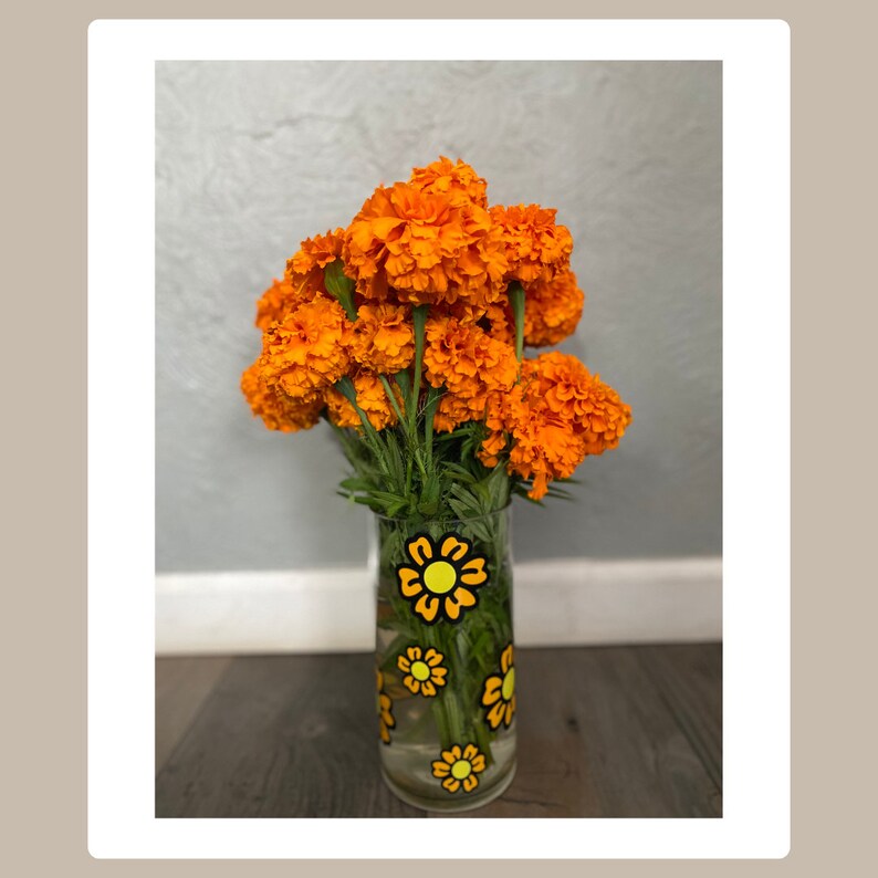 Día De Los Muertos Flower Decoration Bundle SVG, Flor De Cempasúchil ...