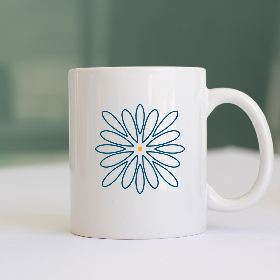 Daisy Flower Outline Svg, Daisy Svg Bundle, Wildflower Daisy Png ...