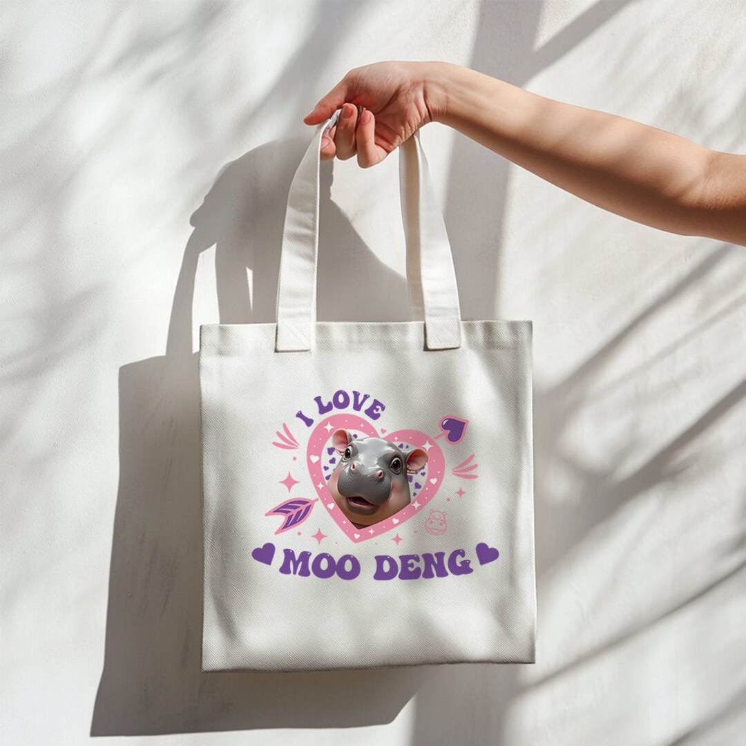 Moo Deng PNG, Thailand Moo Deng Digital Print, Moo Deng Gift, Baby ...