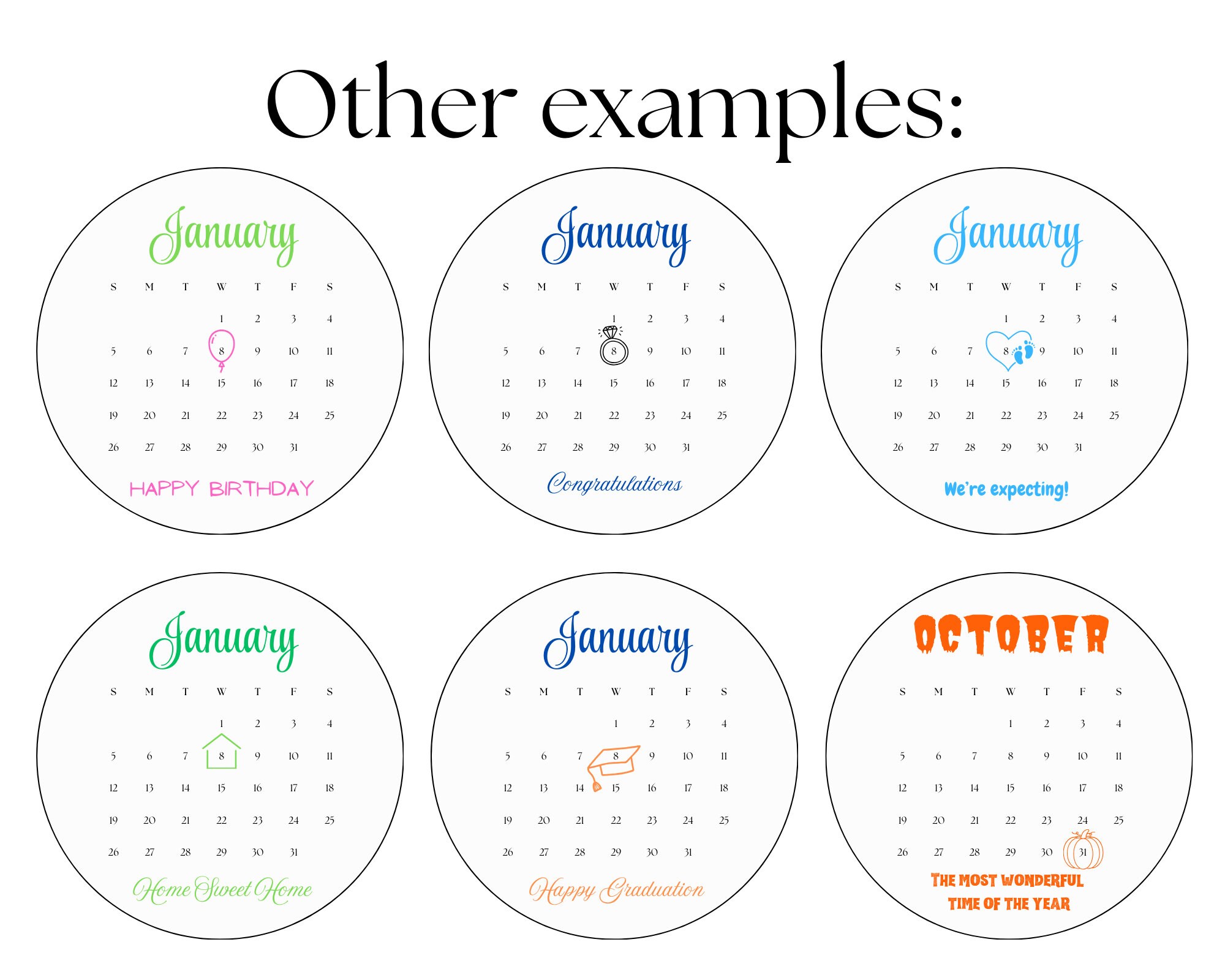 2025 Calendar Edible Image Template - Etsy