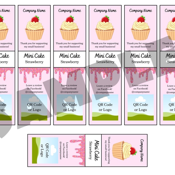 Cake Labels - Etsy