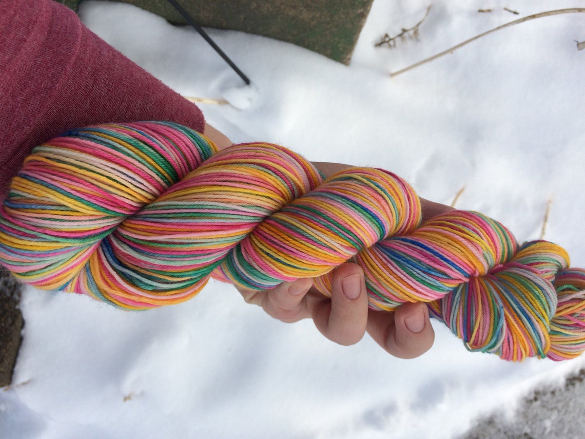 Thank You for Being A Friend 463 Yds/ Sock Yarn - Etsy