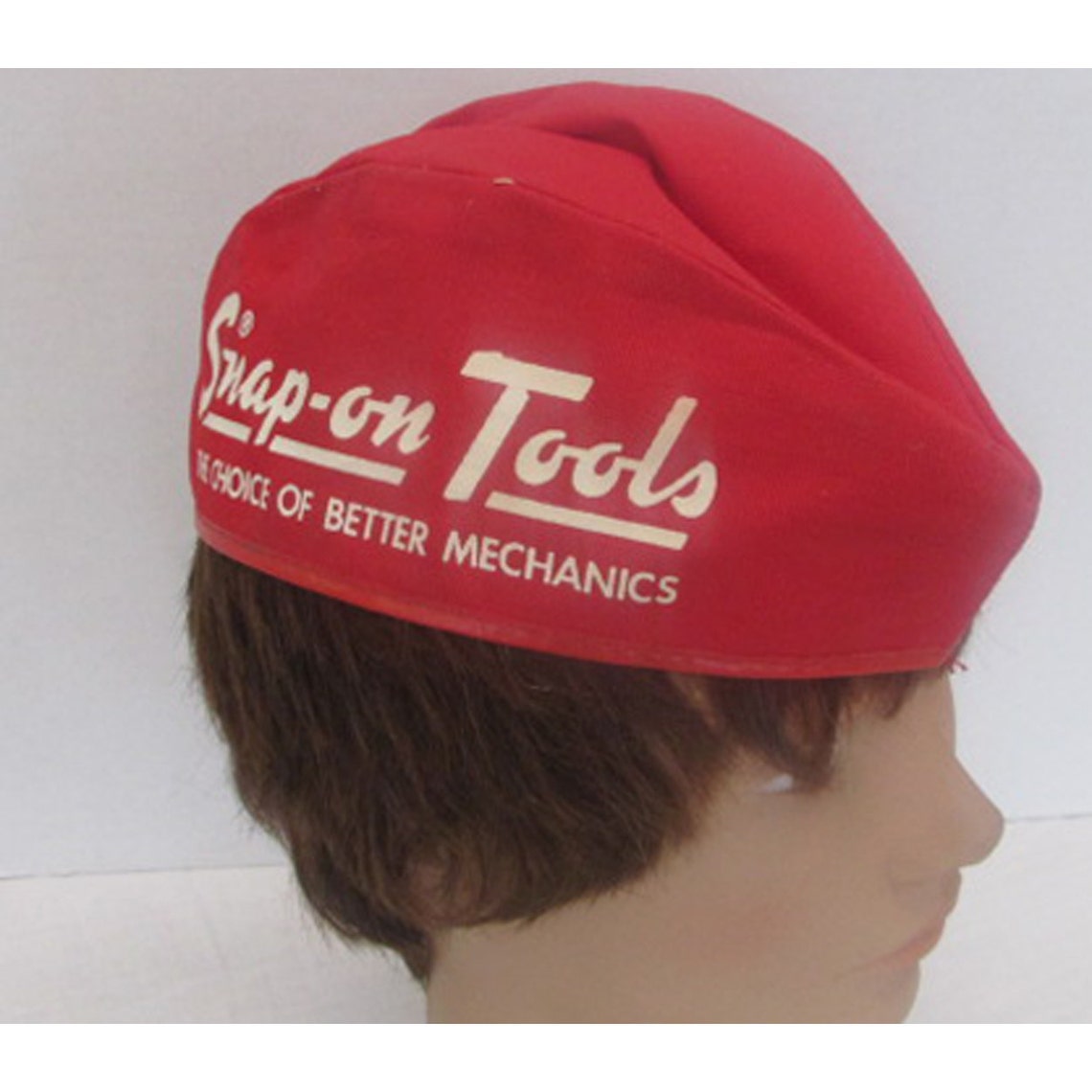 Snap-on-tools Mechanics Skull Cap Pre-1960s Red the Choice of Better ...
