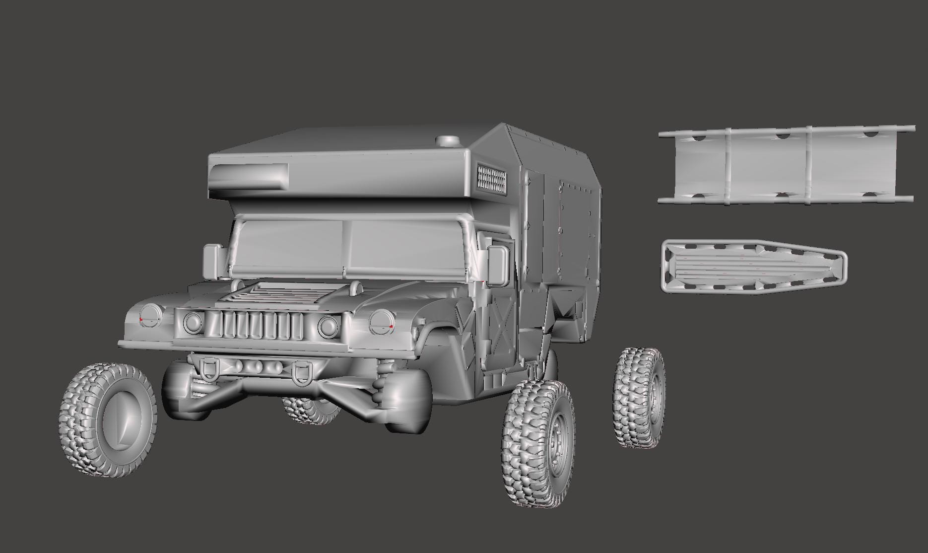 3D STL HUMVEE 997 MEDICAL - Etsy