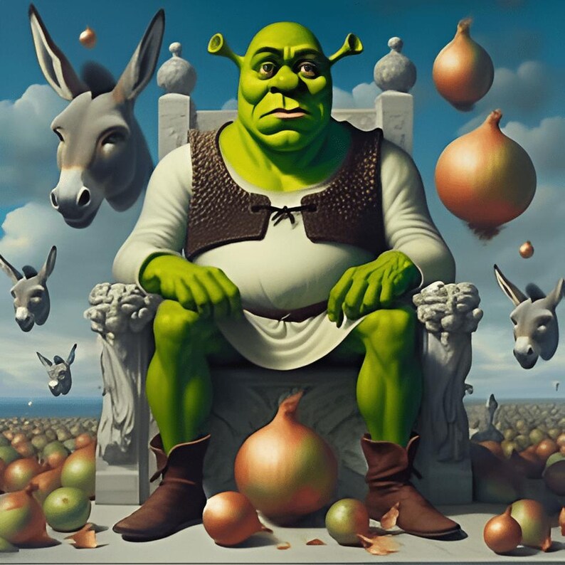 Shrek in Arte. 34 Ritratti Ispirati Ai Movimenti Artistici Più Famosi ...