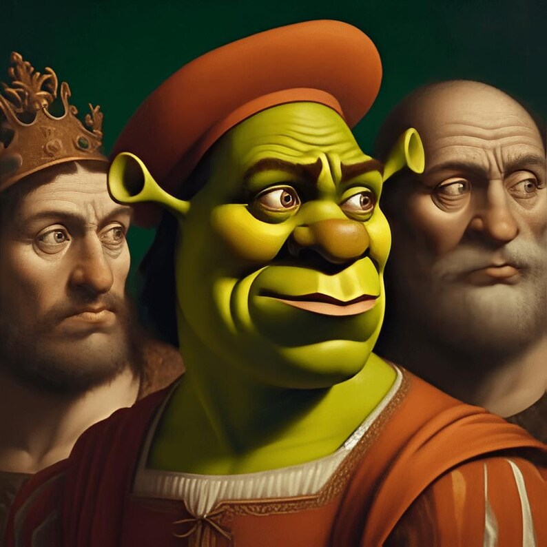 Shrek in Arte. 34 Ritratti Ispirati Ai Movimenti Artistici Più Famosi ...