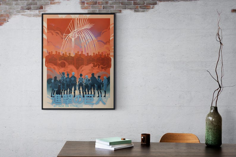 Attack on Titan Poster | AOT Anime Print | Anime Poster | Anime Manga ...