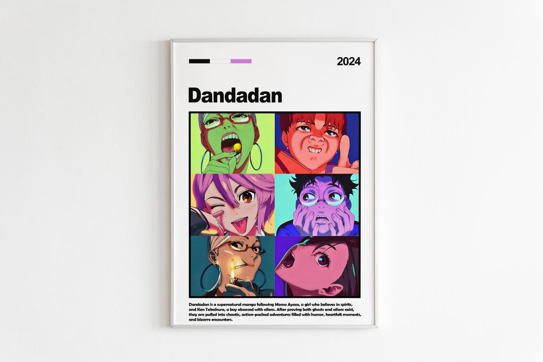 Dandadan Poster, Dandadan Anime Print, Anime Poster, Anime Manga Art ...