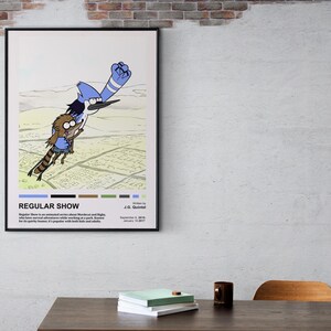 Regular Show, Regular Show Poster, Minimalist Poster, Wall Decor, Epic ...