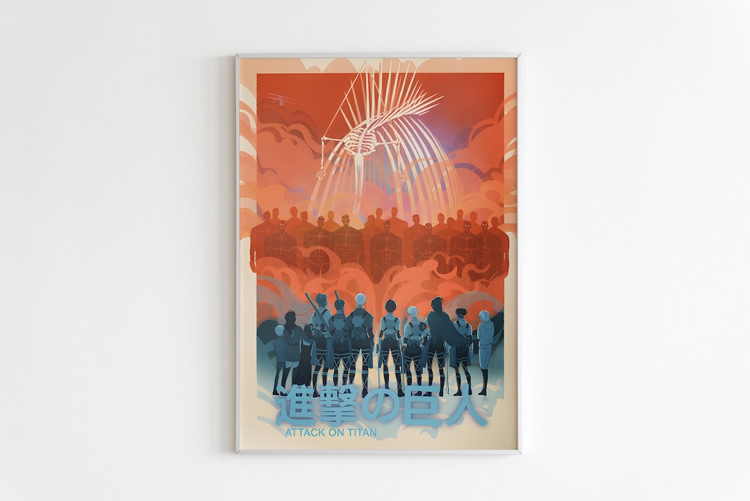 Attack on Titan Poster | AOT Anime Print | Anime Poster | Anime Manga ...