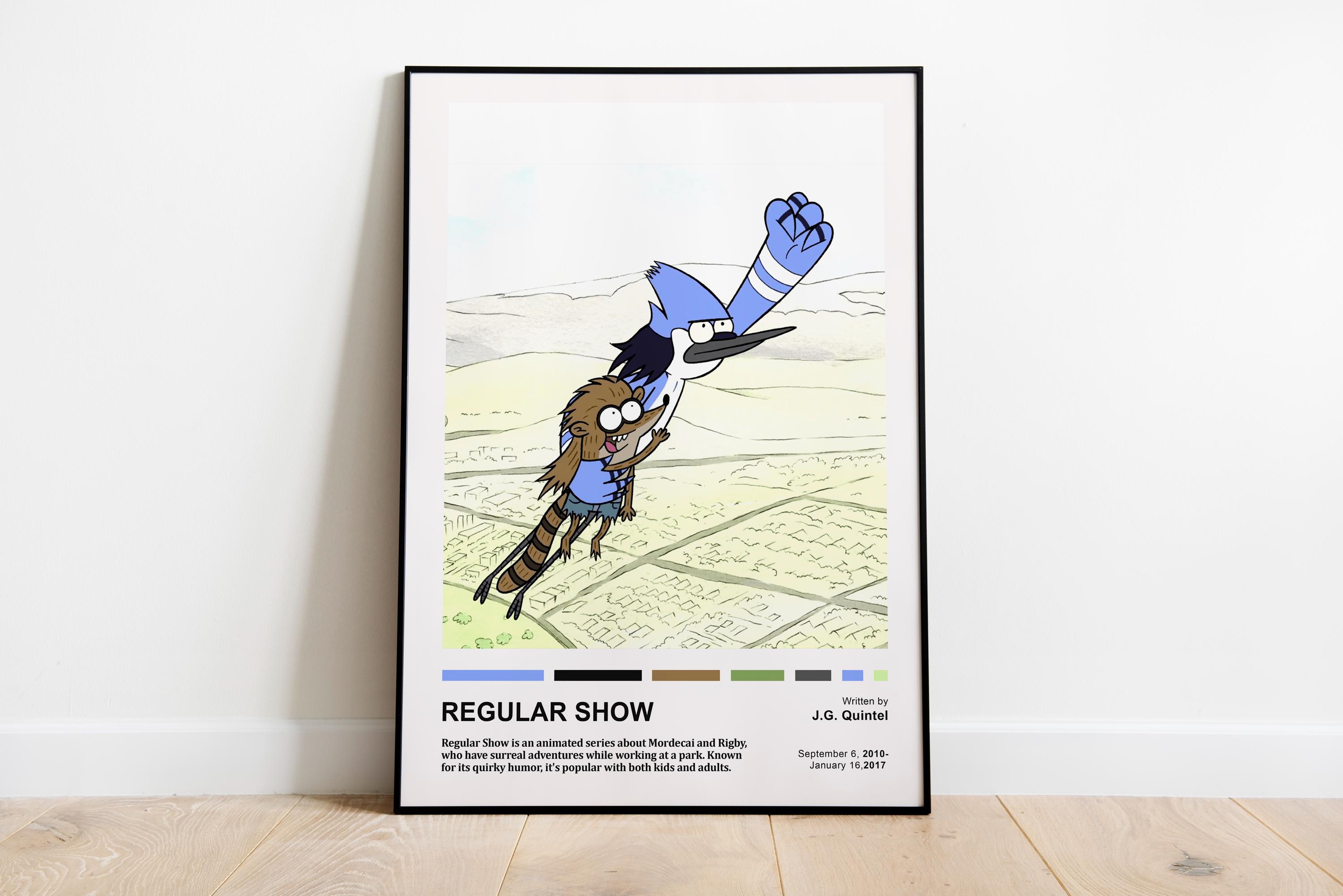 Regular Show, Regular Show Poster, Minimalist Poster, Wall Decor, Epic ...