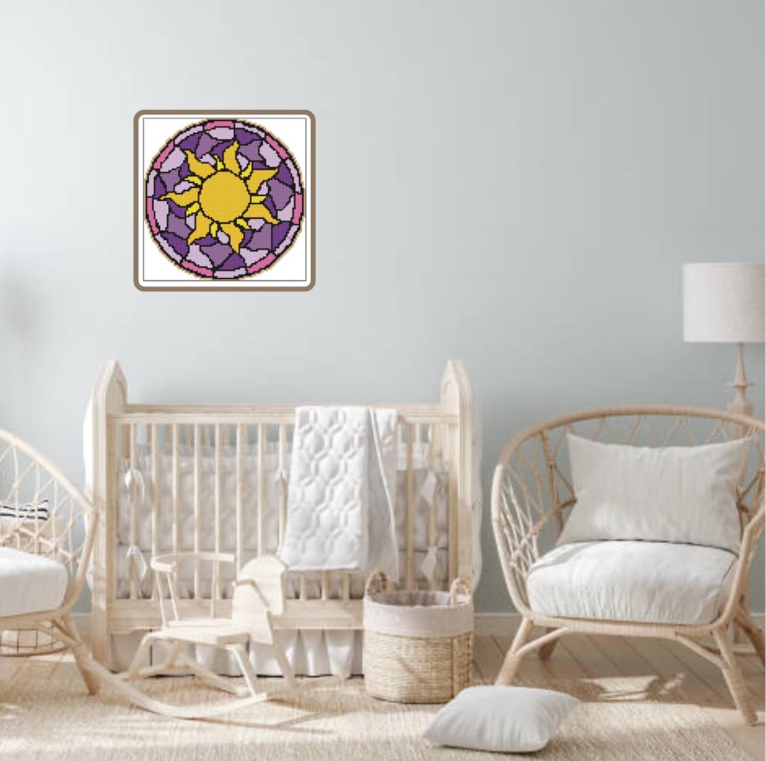 Disney Tangled Cross Stitch Pattern, Star, Princess, Nursery - Etsy