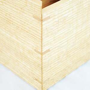 Slide Top Wood Box - Quarter-sawn Red Oak | Pegs & Jokers Storage Box ...