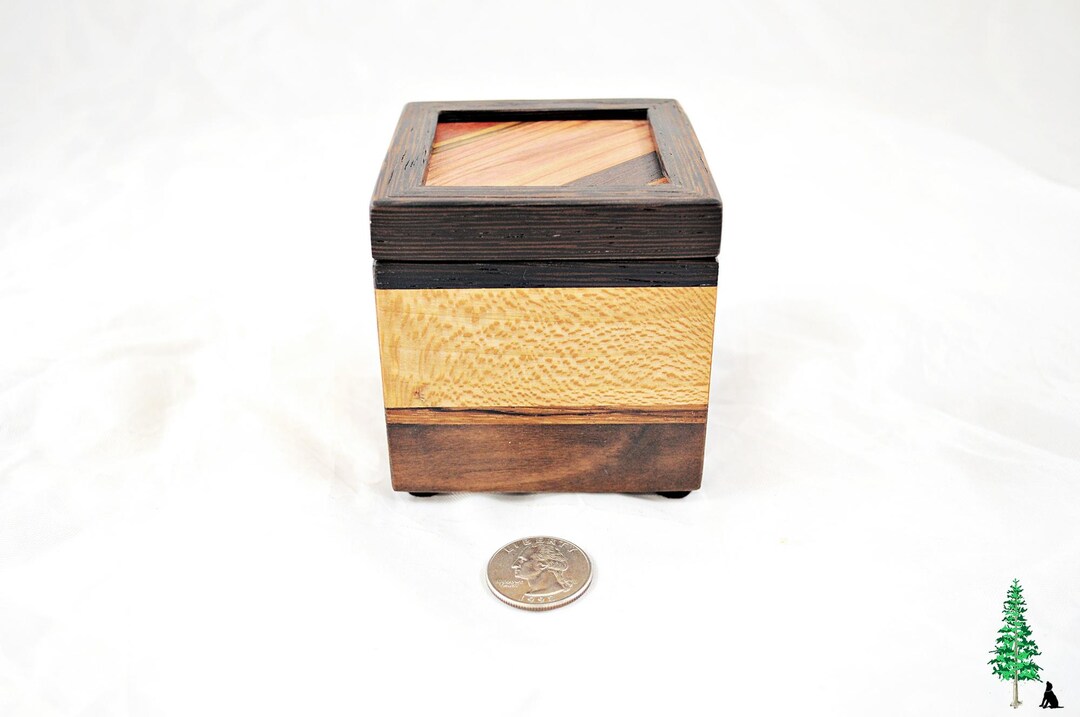Continuum 3" Wood Cube Box - # CON3-001 | Free Shipping - Etsy