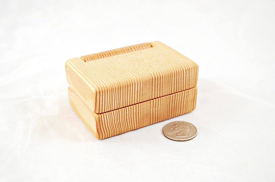 Double Ring Box With Wood Double-hinge - CVG Douglas Fir & CVG Douglas ...