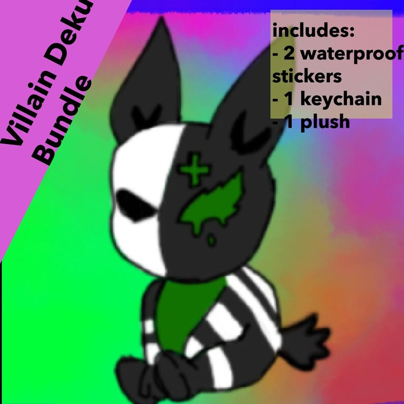 Villain Deku Bunny Bundle - Etsy