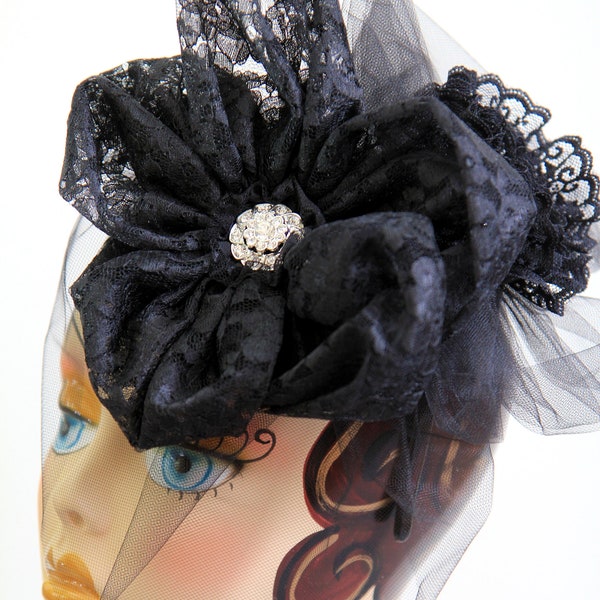 Gothic Fascinator - Etsy