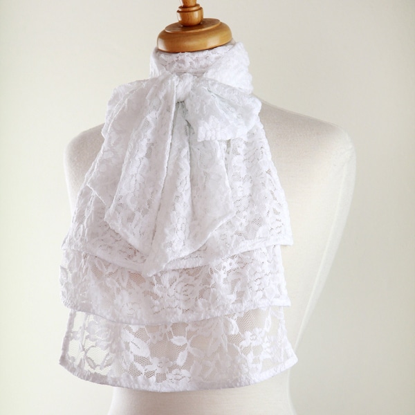 Lace Jabot - Etsy