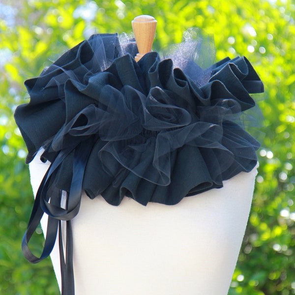 Tulle Neck Ruff - Etsy