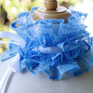 Alice in Wonderland Light Blue Lace Collar With White Ties - Victorian ...