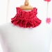Red Velvet Collar Victorian Style Fashion Collars Women's Velvet Neck ...