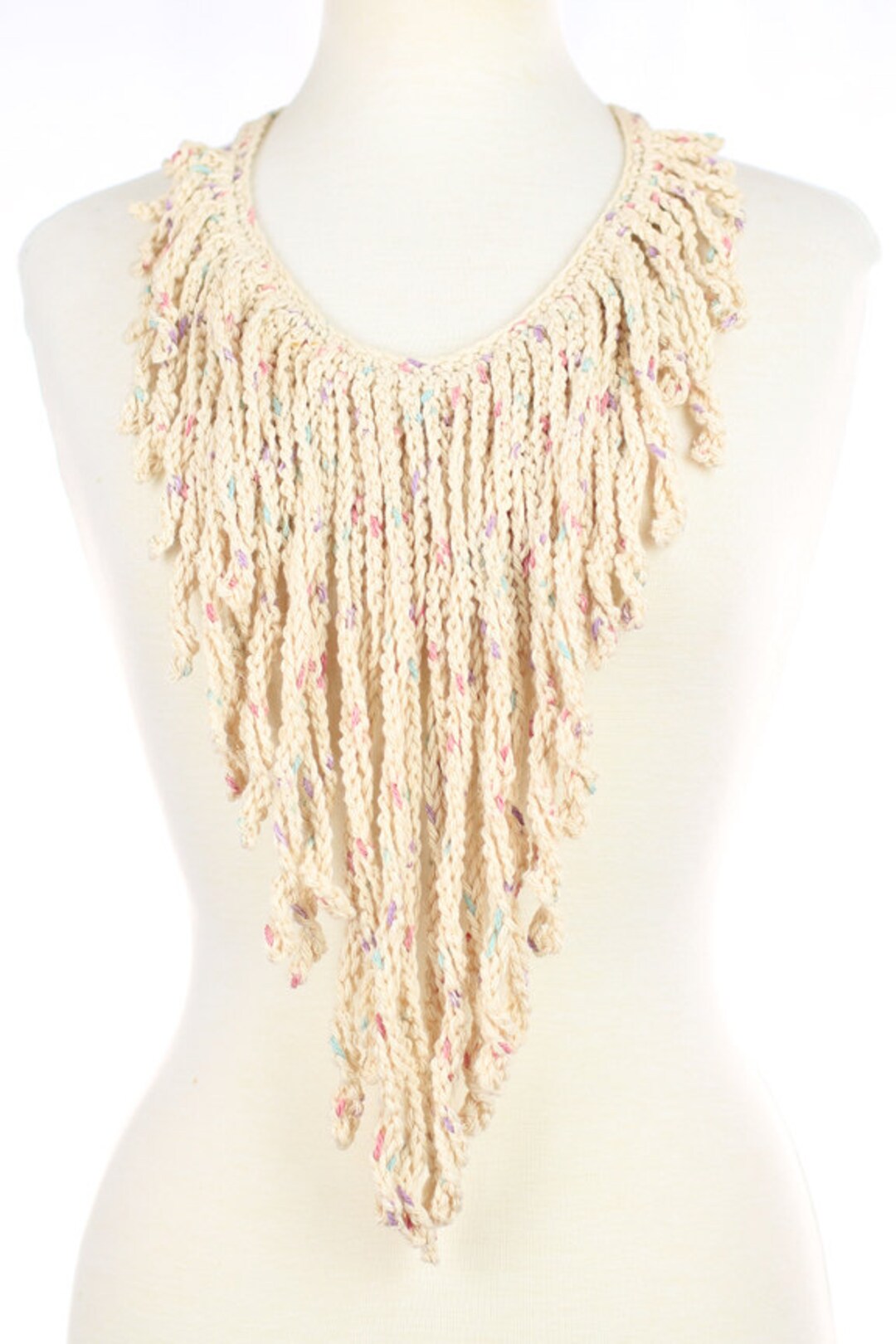 Natural Fringe Necklace Tropical Statement Necklace Belly Dancing ...