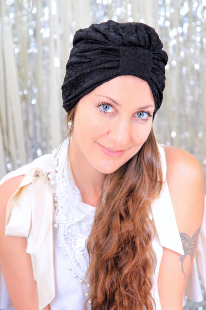 White Lace Turban Kundalini Yoga Headwrap Turbans Bohemian | Etsy