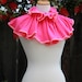 Hot Pink Circus Collar With Ruffles - Neck Ruffle or Bib Style Collar ...