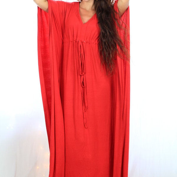 Red Kaftan - Etsy