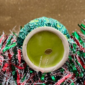 Vintage Original Artmark Japan Chartreuse Holly and Berry Pottery ...