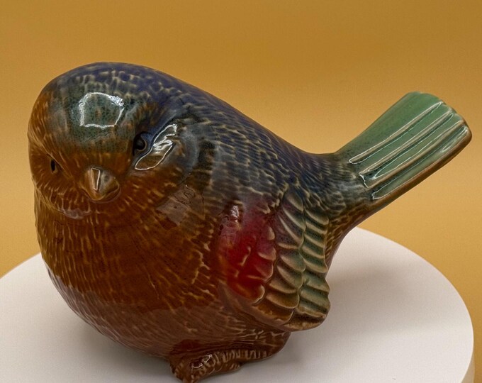 Beautiful, Colorful and Sweet Songbird Porcelain Figurine - Etsy