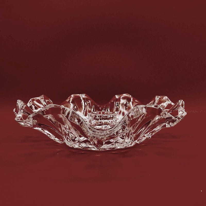 Crystal Glass Plate - Etsy