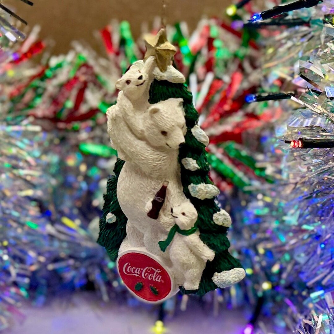 Vintage 1997 Coca-cola Heritage Collection Christmas Tree Ornament ...