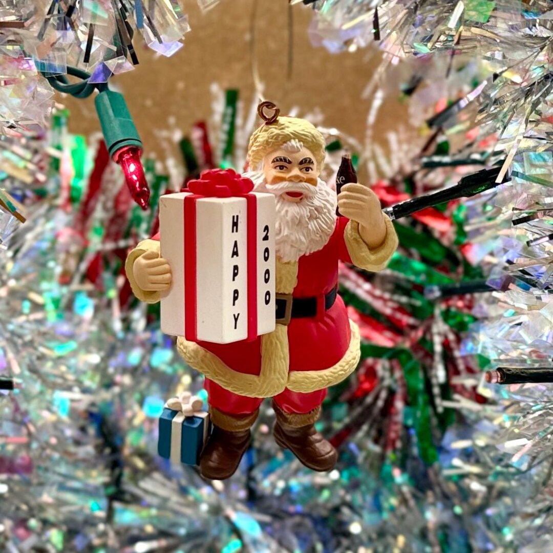 Vintage 2000 Coca-cola Santa Ornament – Limited Edition Holiday Classic ...