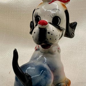 Vintage Anthropomorphic Artmark Circus Clown Dog Couple Salt & Pepper ...