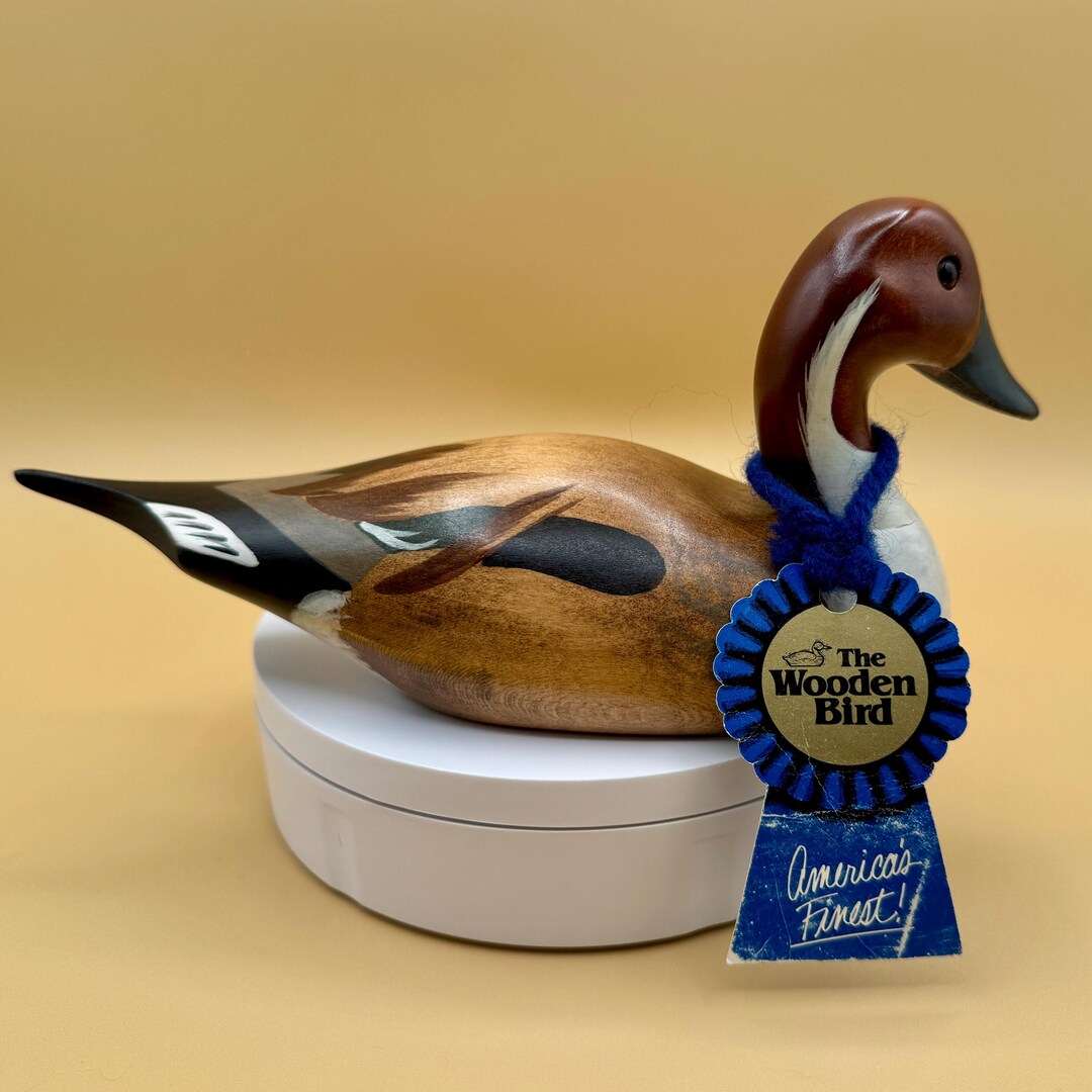Vintage 1984 A Wooden Bird Factory Original Hand Carved and Painted ...
