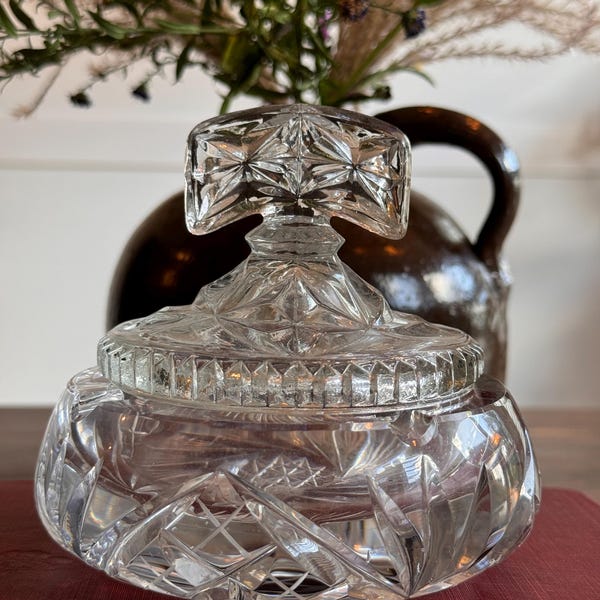 Vintage Candy Jar - Etsy