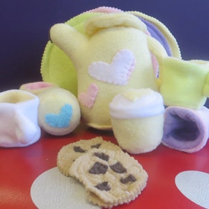 Tea and Me Plush Tea Set Sewing Pattern (.PDF Download) - Etsy