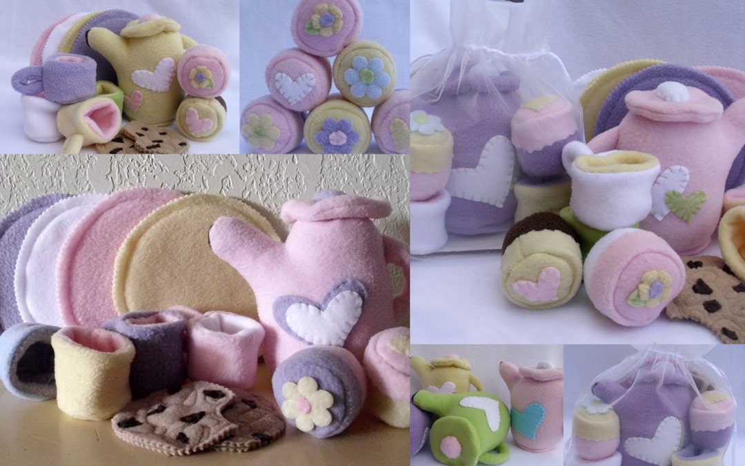 Tea and Me Plush Tea Set Sewing Pattern (.PDF Download) - Etsy