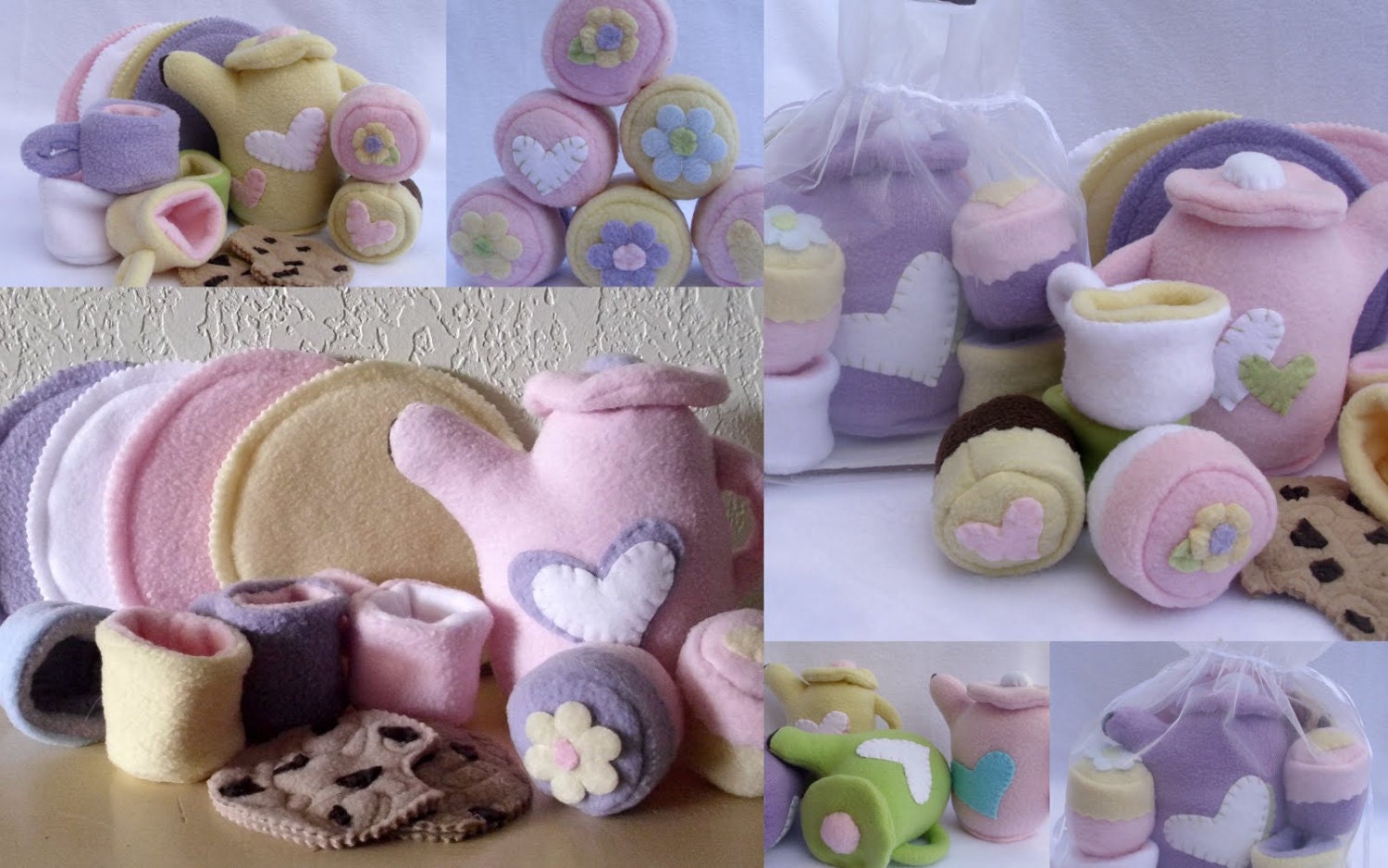 Tea and Me Plush Tea Set Sewing Pattern (.PDF Download) - Etsy