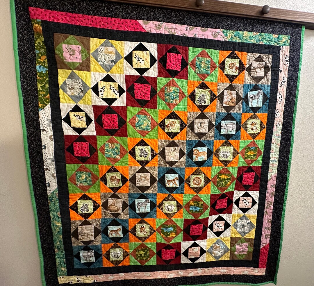 Animal "i Spy" Quilt - Etsy