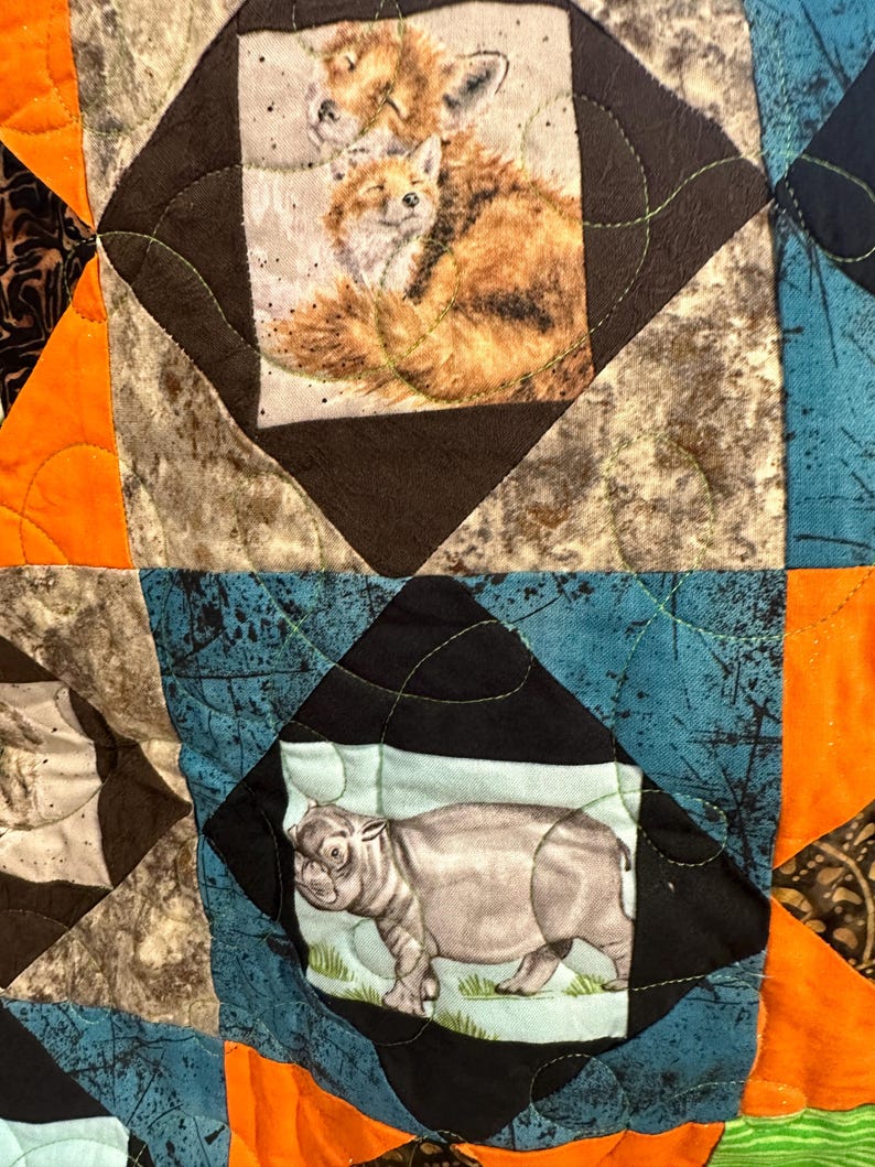Animal "i Spy" Quilt - Etsy