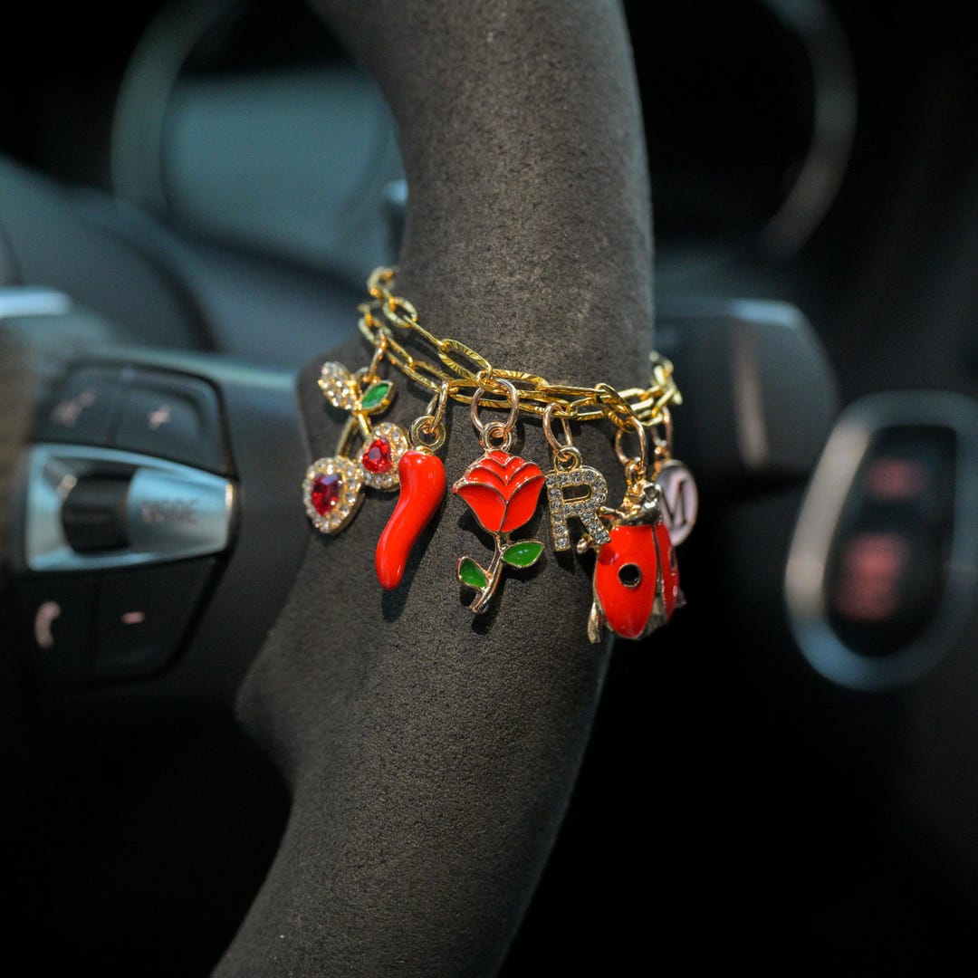 Build Your Own Car Charm, Steering Wheel Charms, Car Ornament, Car ...